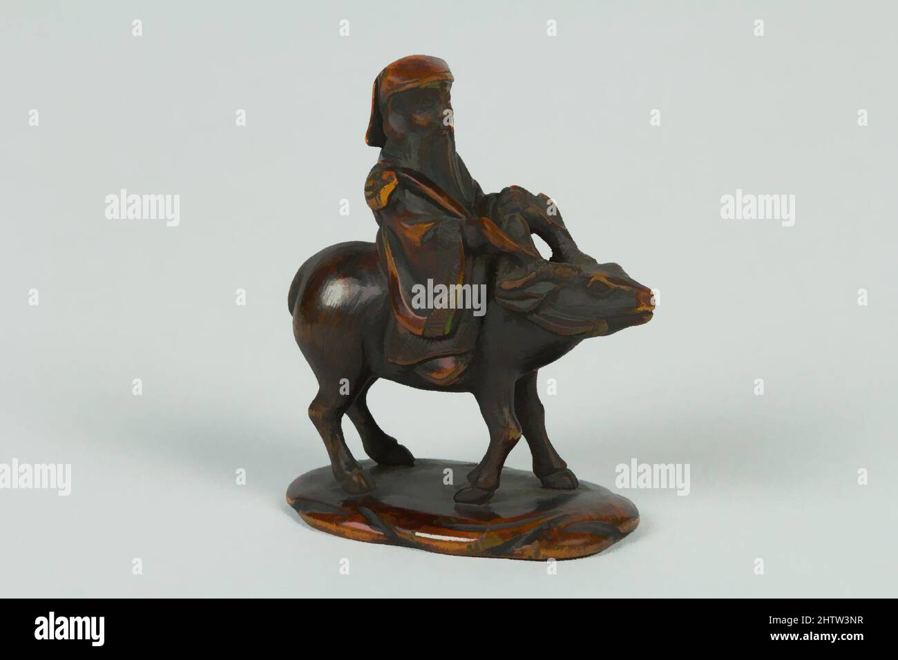 Art inspired by Netsuke, 19th century, Japan, Wood, H. 2 in. (5.1 cm ...