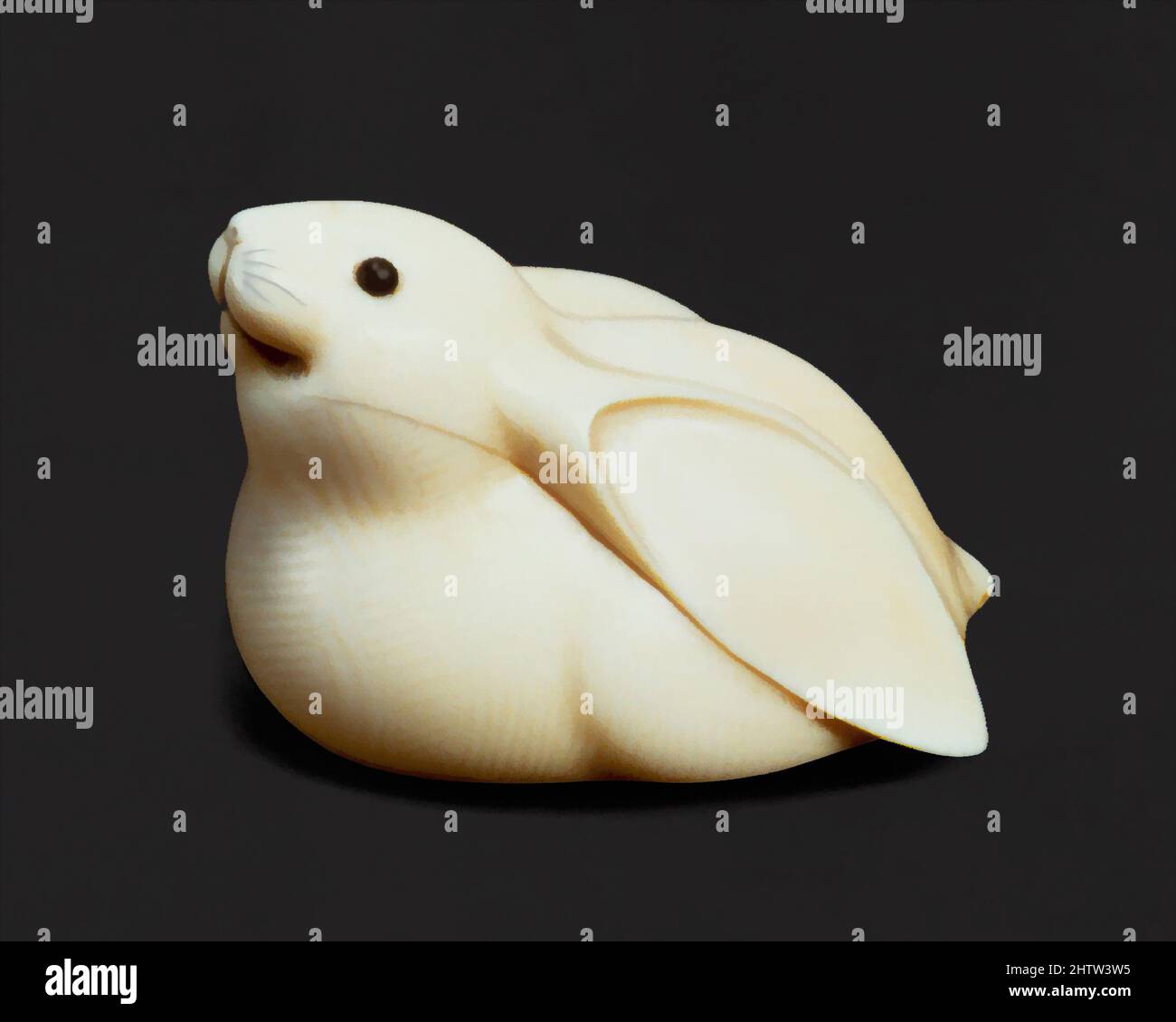 Art inspired by Rabbit, Edo period (1615–1868), mid-19th century, Japan ...