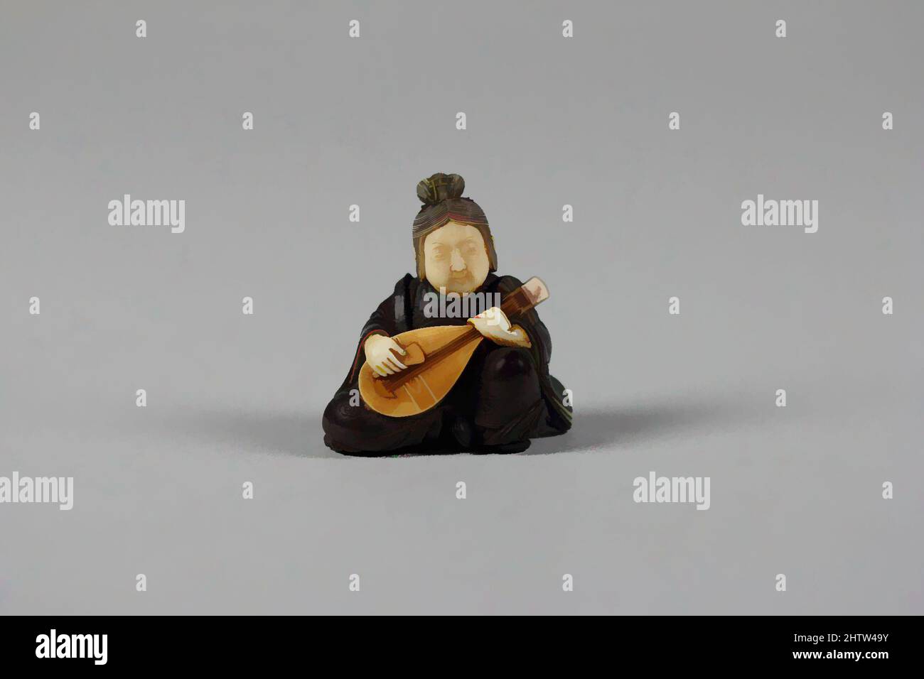 Art inspired by Netsuke of Benten, 19th century, Japan, Wood and ivory ...