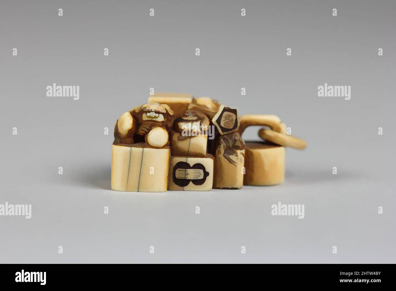 Art inspired by Netsuke of Group of Eight Seals, 18th–19th century ...