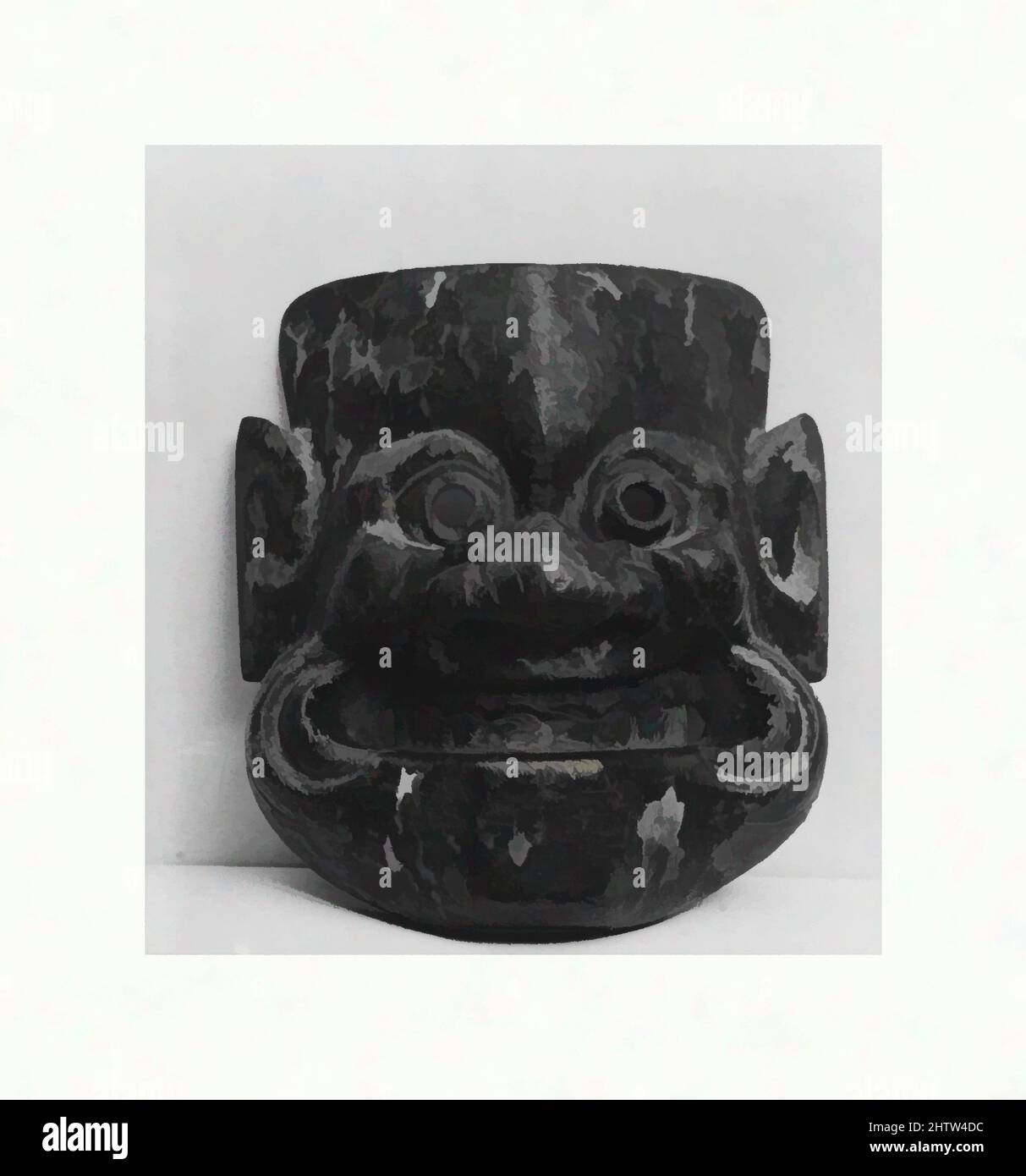 Art inspired by Bugaku Mask, Muromachi period (1392–1573), 1535–1538 ...