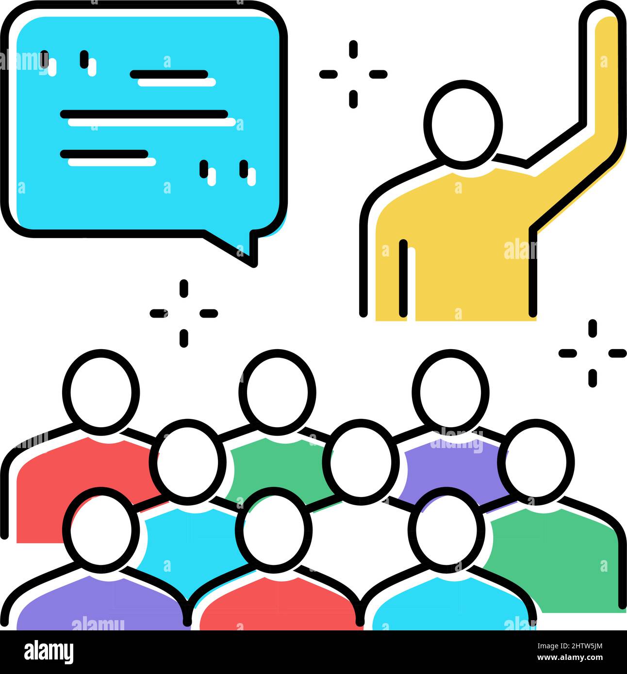 Member forum answering on Stock Vector Images - Alamy