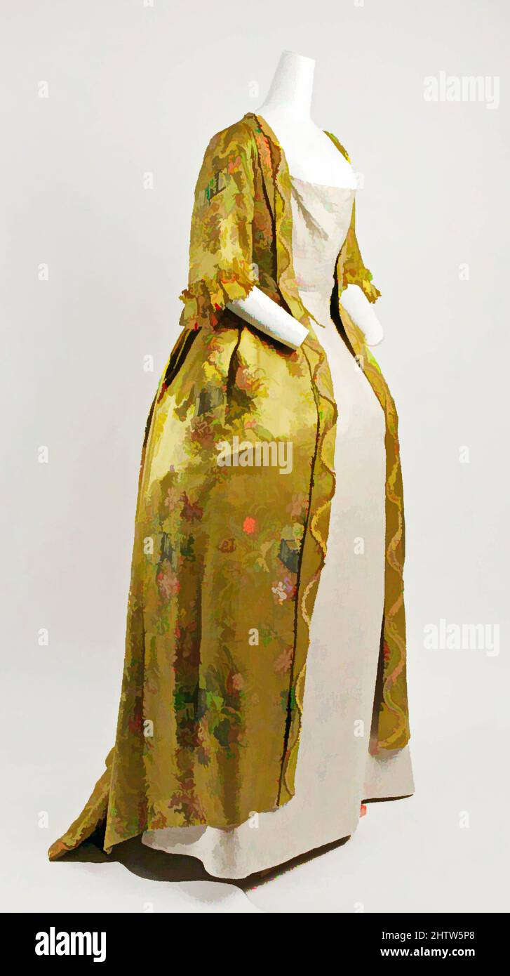 Art inspired by Robe à la Française, 1730–50, French, silk, Classic ...