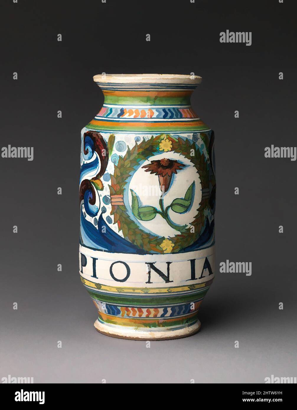 Art inspired by Pharmacy jar (albarello), ca. 1500–1510, Italian ...