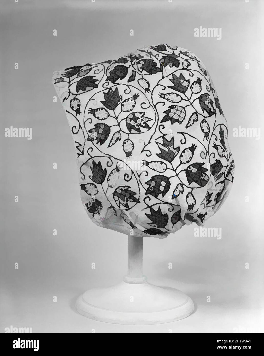 Art inspired by Coif, last quarter 16th century, British, Silk on linen ...