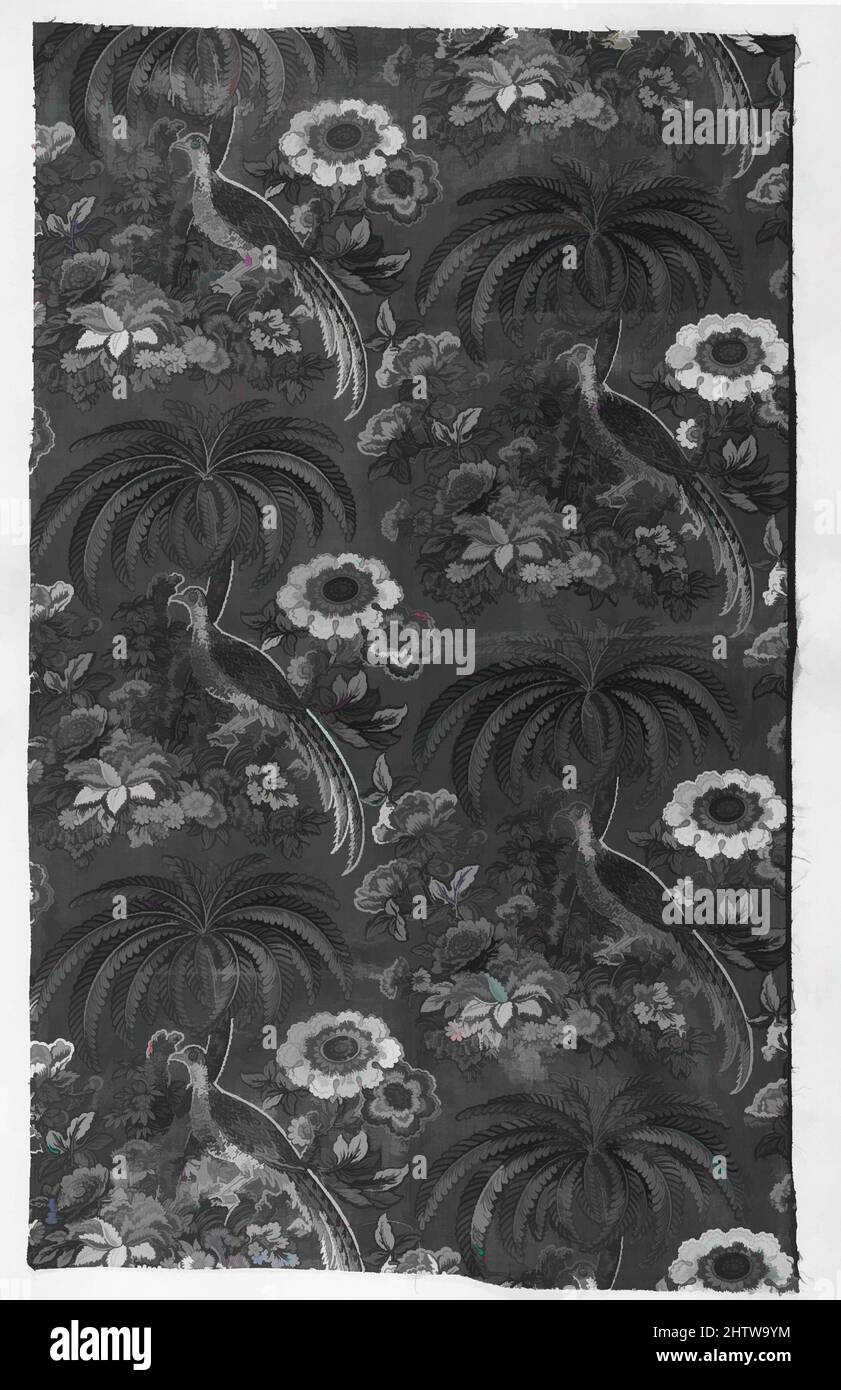 Art inspired by Piece, ca. 1830, British, Cotton, L. 25 x W. 42 inches ...