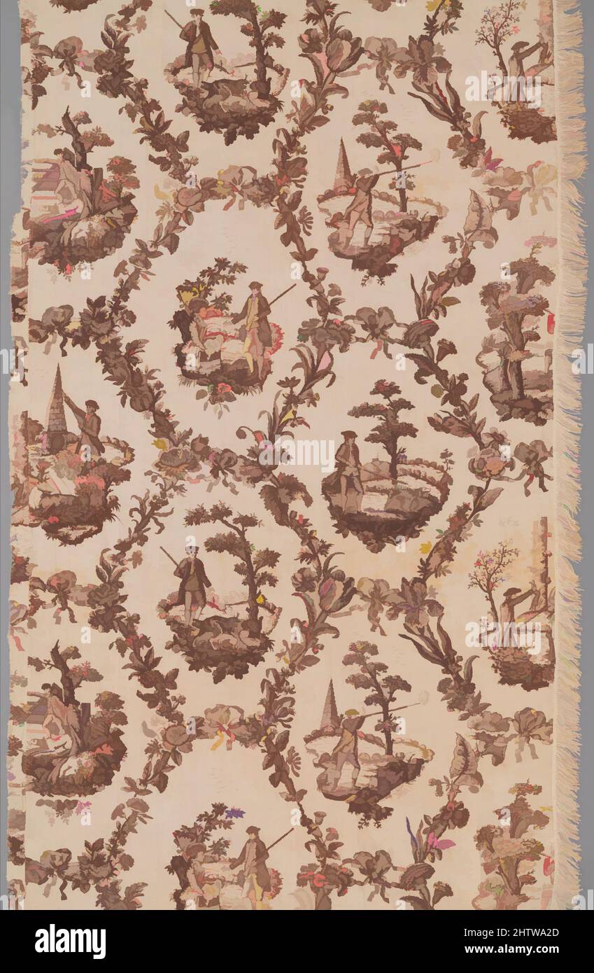 Art inspired by Section of bed curtain, second half 18th century, Irish ...