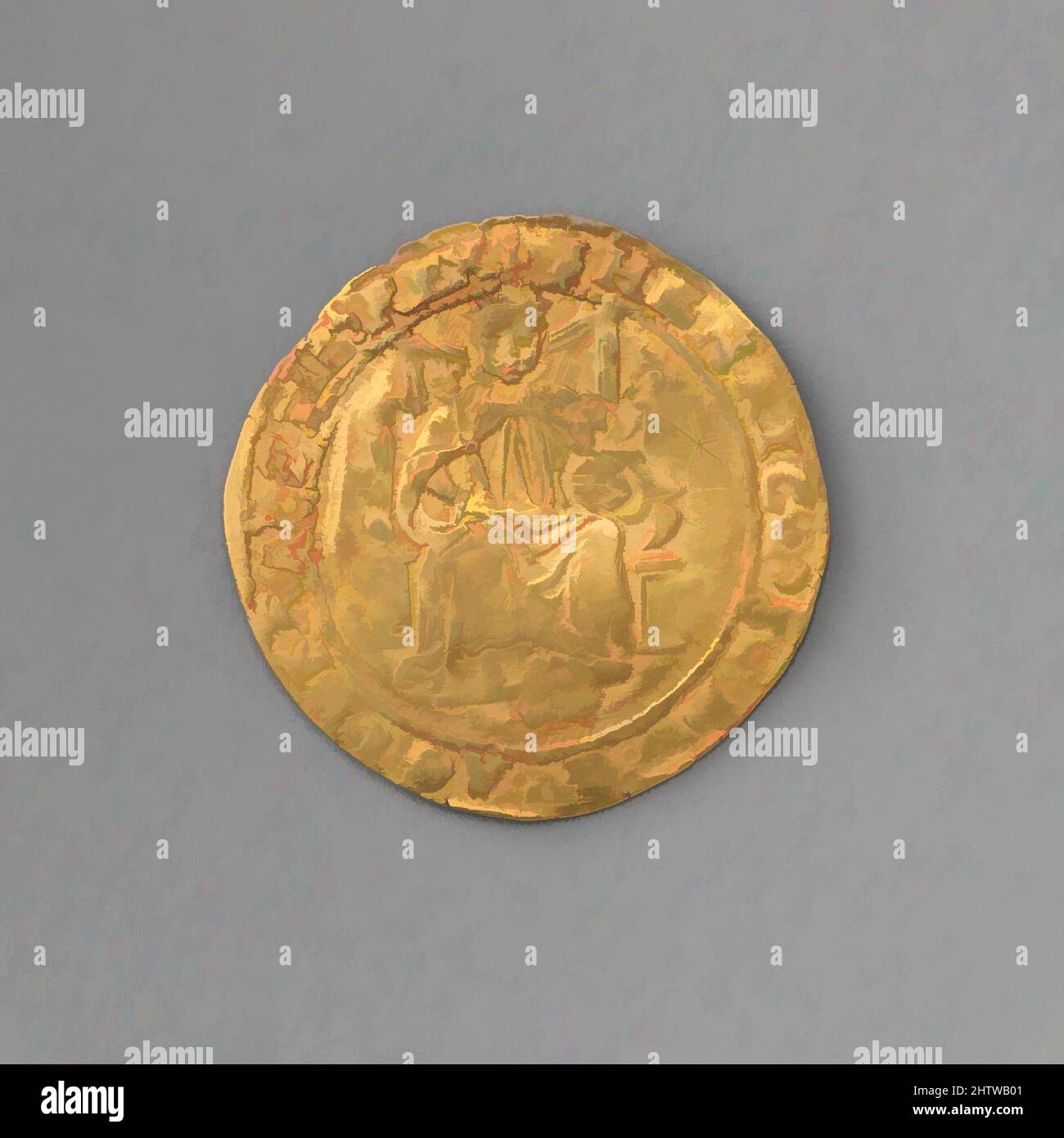 Art inspired by Half sovereign of Henry VIII, 1547–50, British, Gold ...