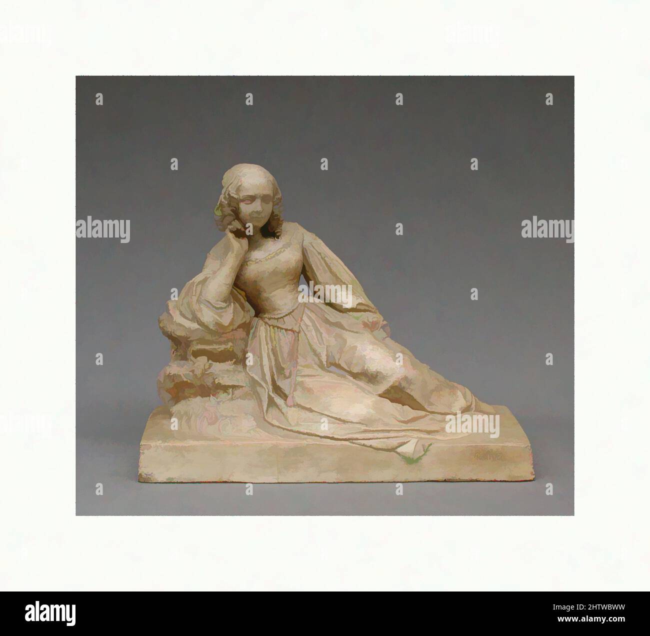 Art inspired by Louise Colet, 1837, French, Plaster, Overall (confirmed ...