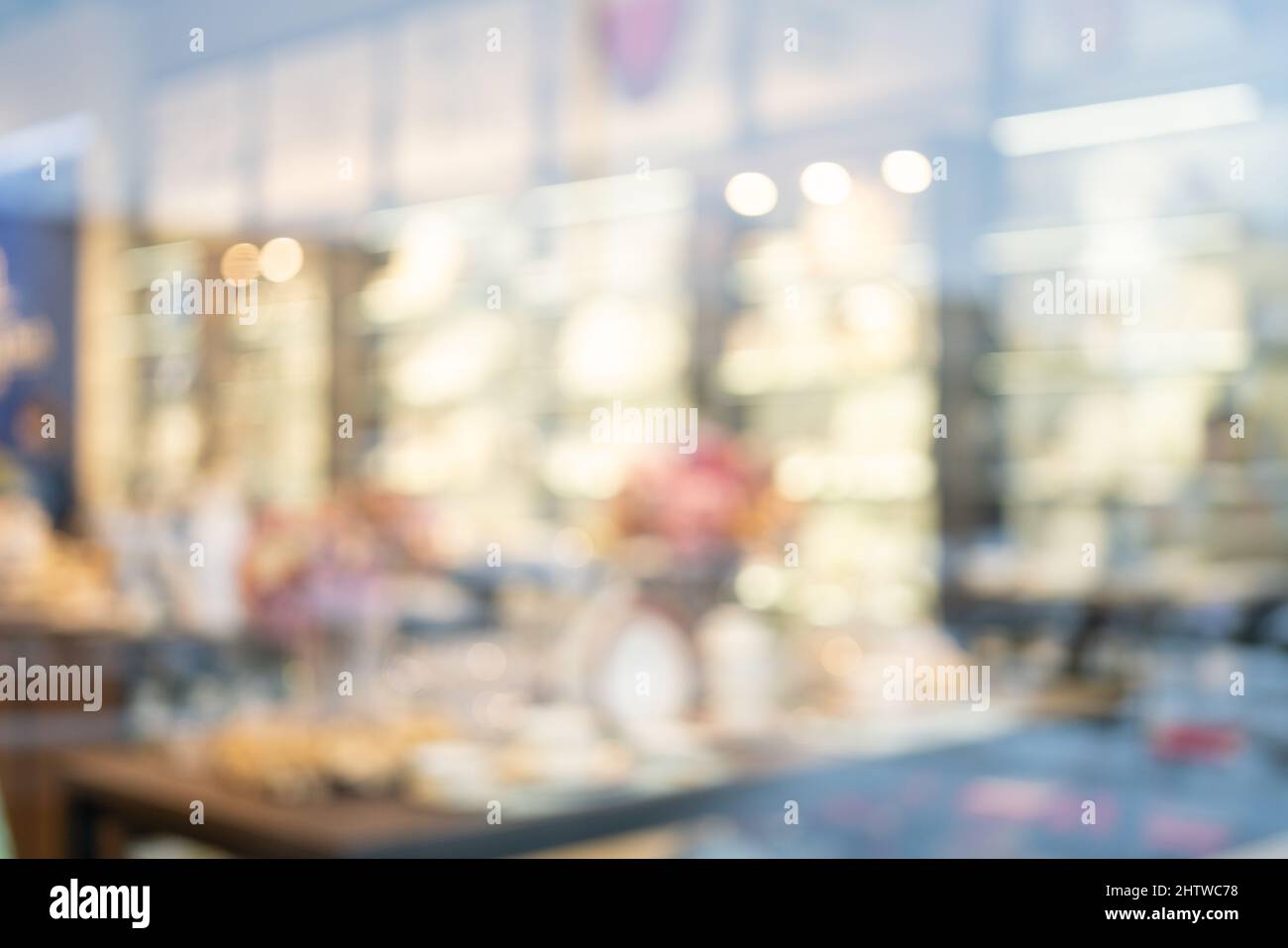 Blurred store interior with soft focus background Stock Photo - Alamy