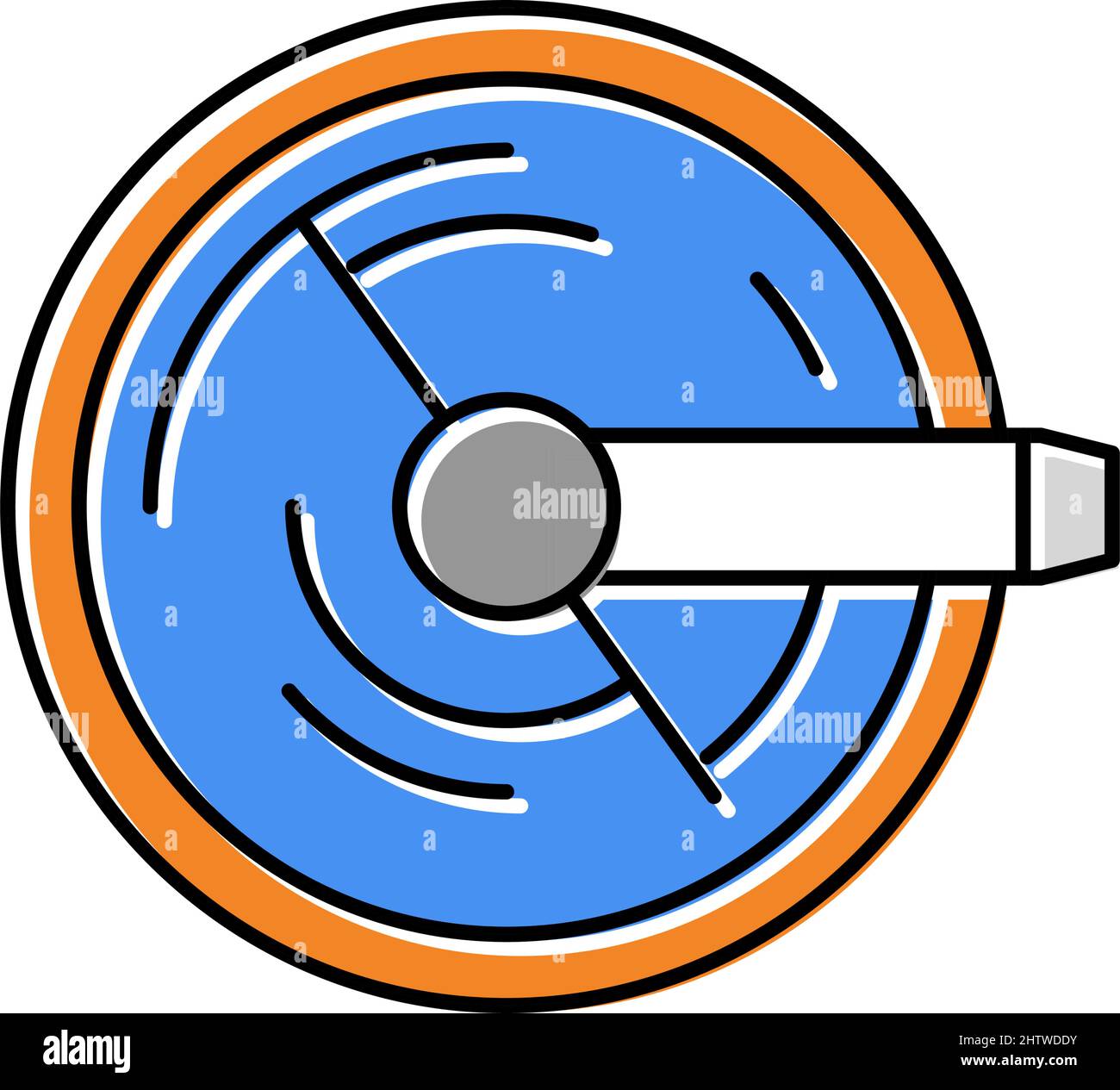industrial water filtration process color icon vector illustration ...