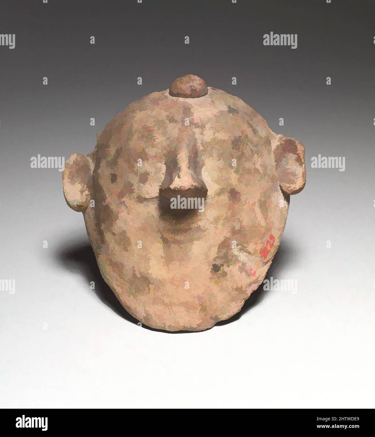 Art inspired by Anthropomorphic mask, Cypro-Archaic II, ca. 600–480 B.C ...