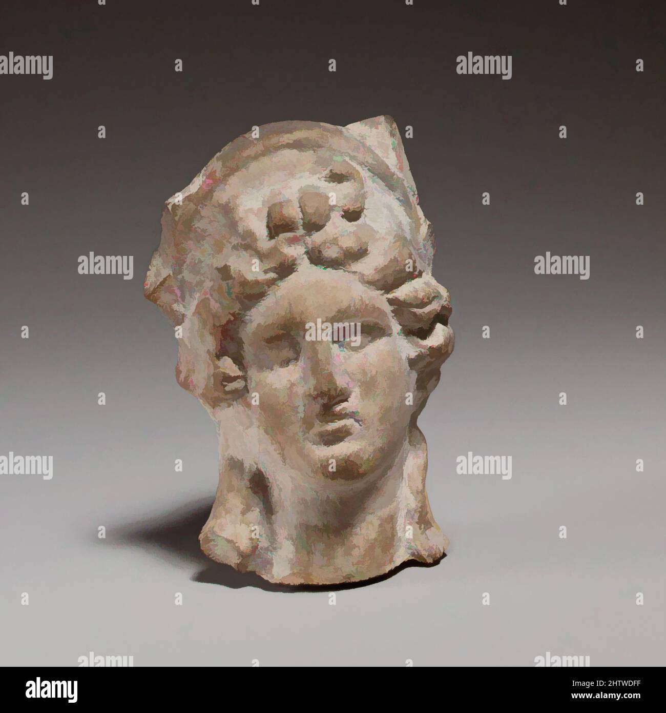 Art inspired by Female head, Late Hellenistic–Early Roman, 1st century ...