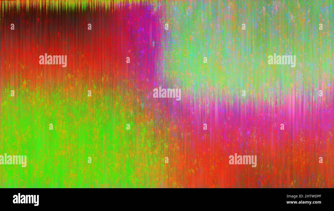 An abstract neon glitch art texture background image Stock Photo - Alamy
