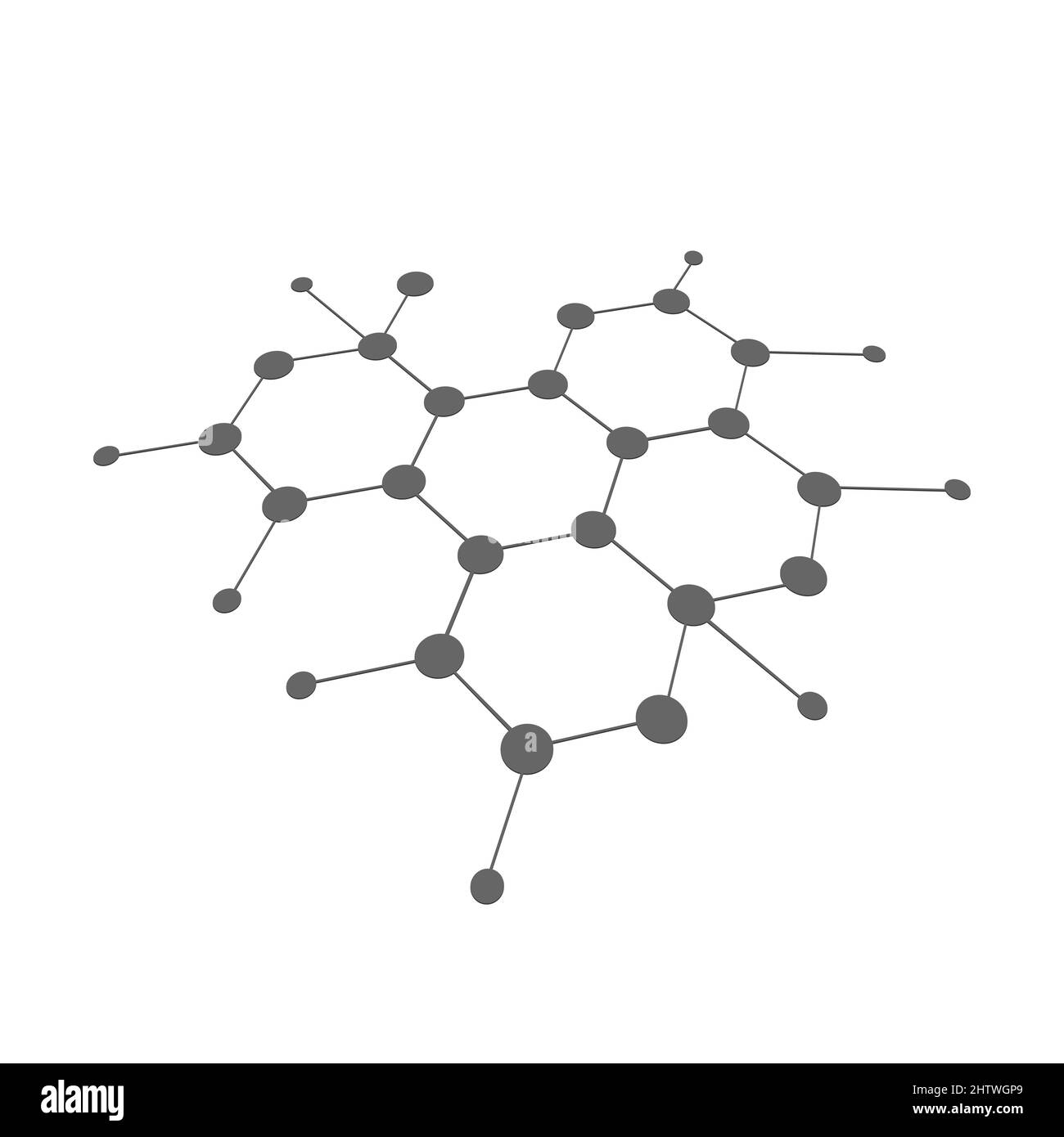 Molecular connection vector illustration isolated on white background ...