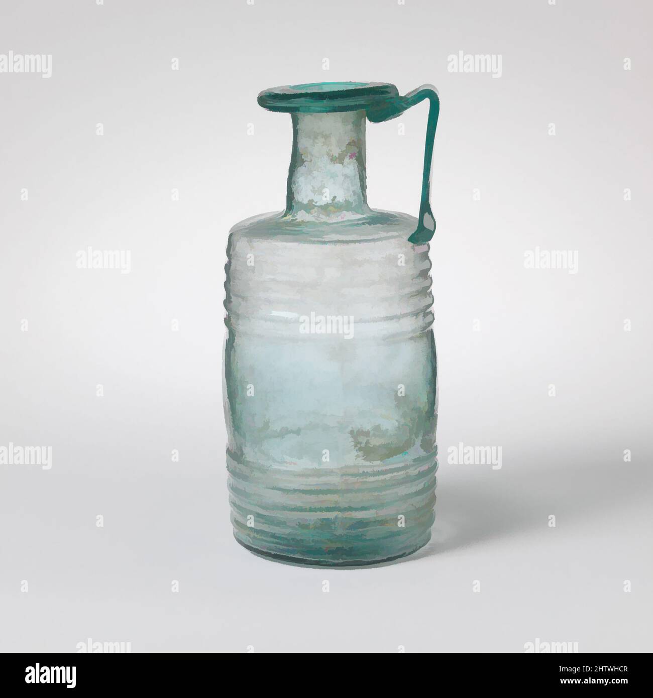 Art inspired by Glass barrel jug, Late Imperial, 3rd century A.D ...