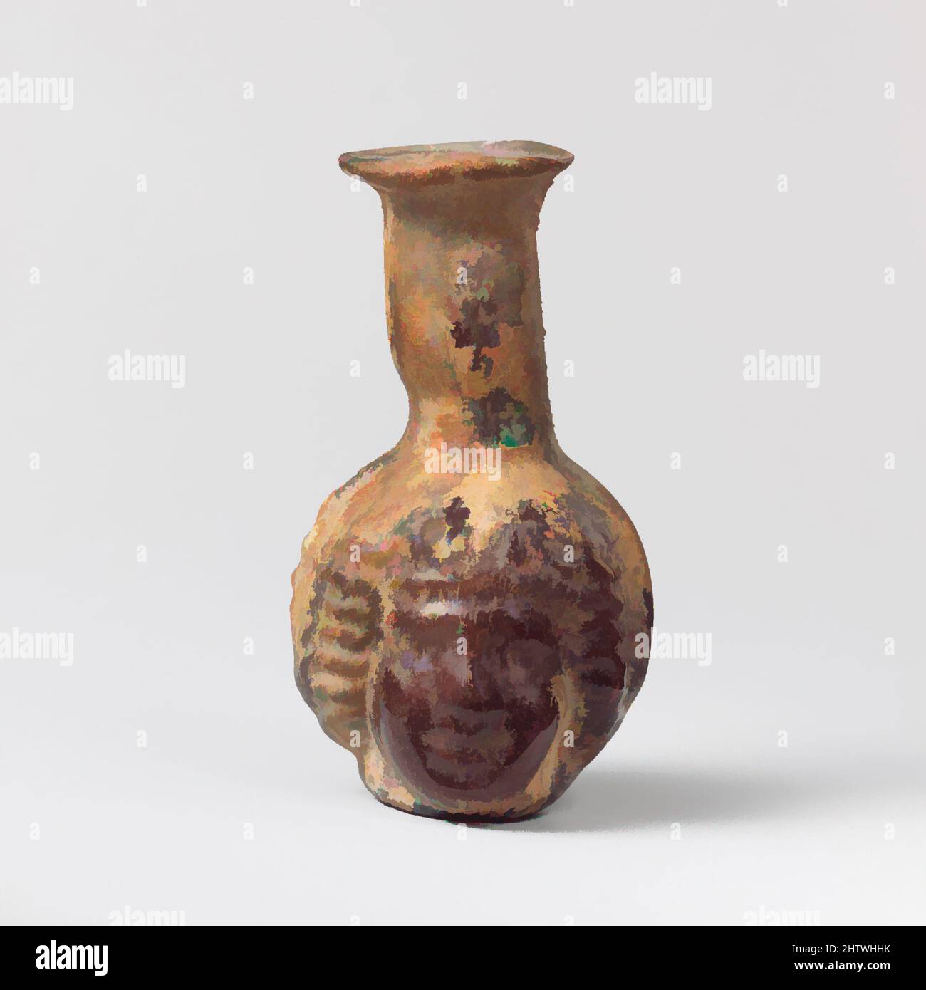 Art inspired by Glass double head-shaped bottle, Mid Imperial, 2nd ...