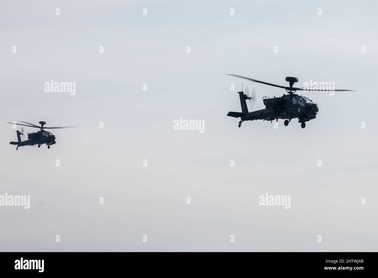 U.S. Army AH-64D Apaches assigned to Alpha Troop “Nightmare”, 7th ...