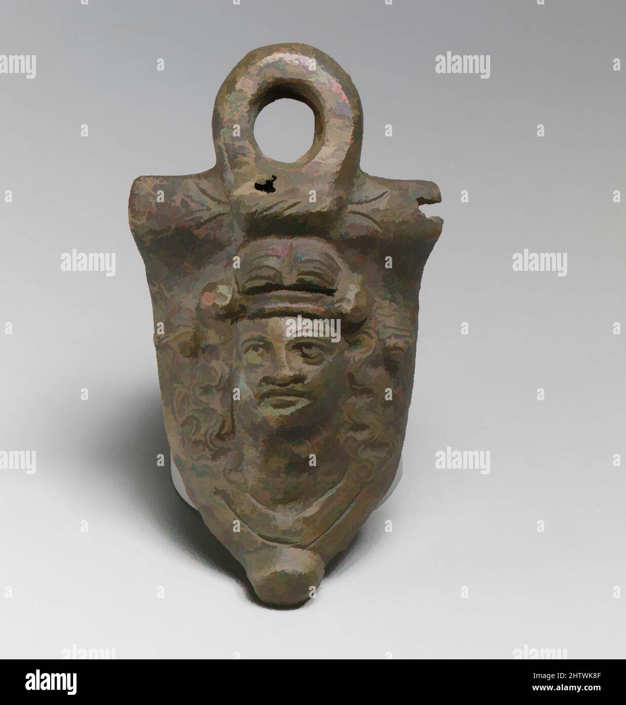 Art inspired by Bronze handle attachment, Imperial, 2nd century A.D ...
