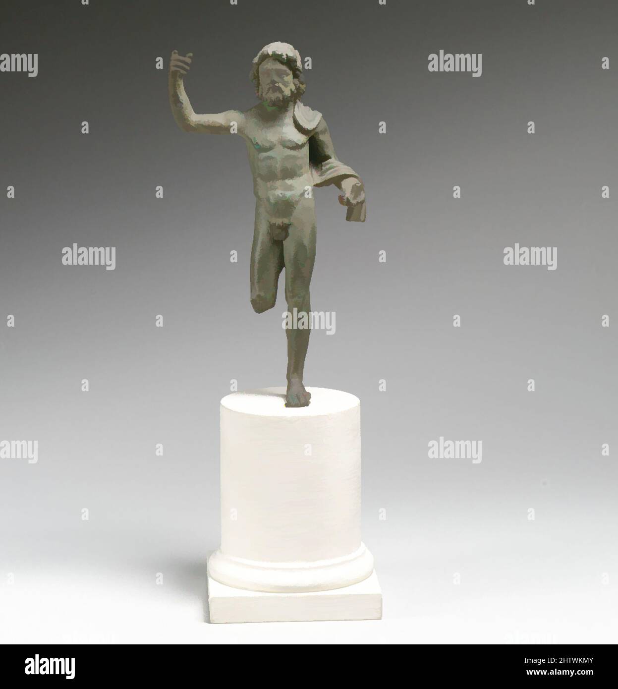 Art inspired by Bronze statuette of Neptune, Imperial, 1st century A.D ...