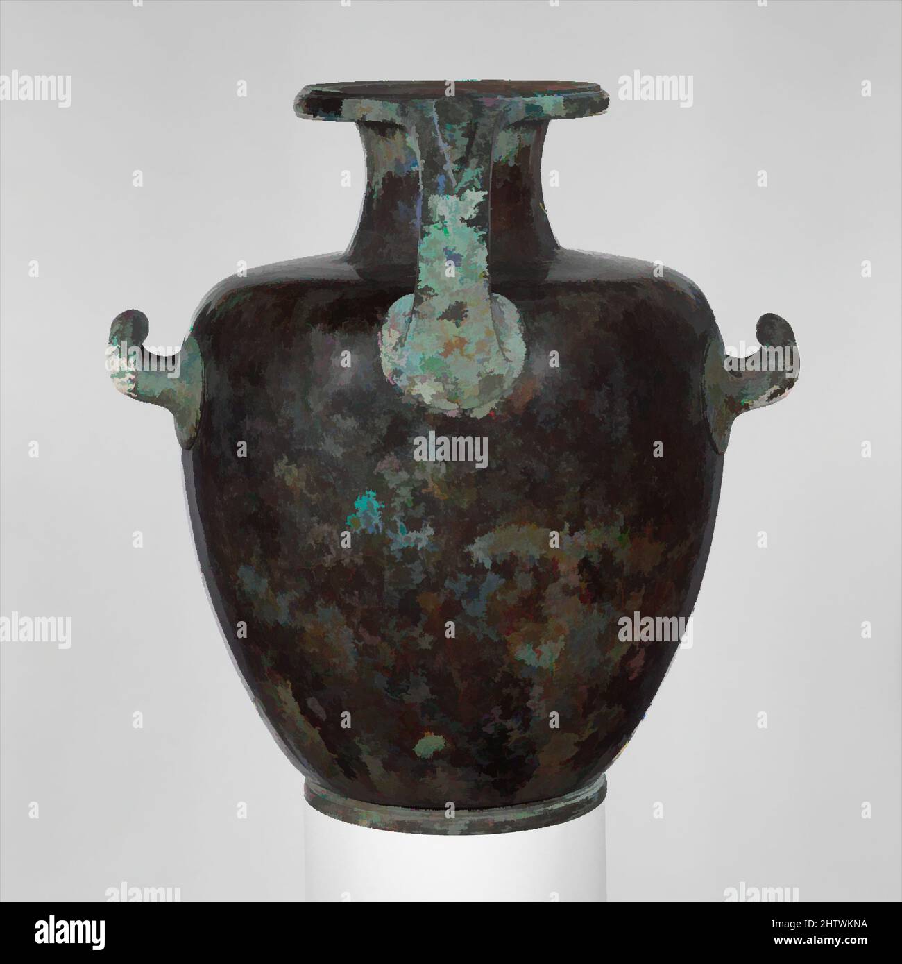 Art inspired by Bronze hydria (water jar), Classical, 5th century B.C ...