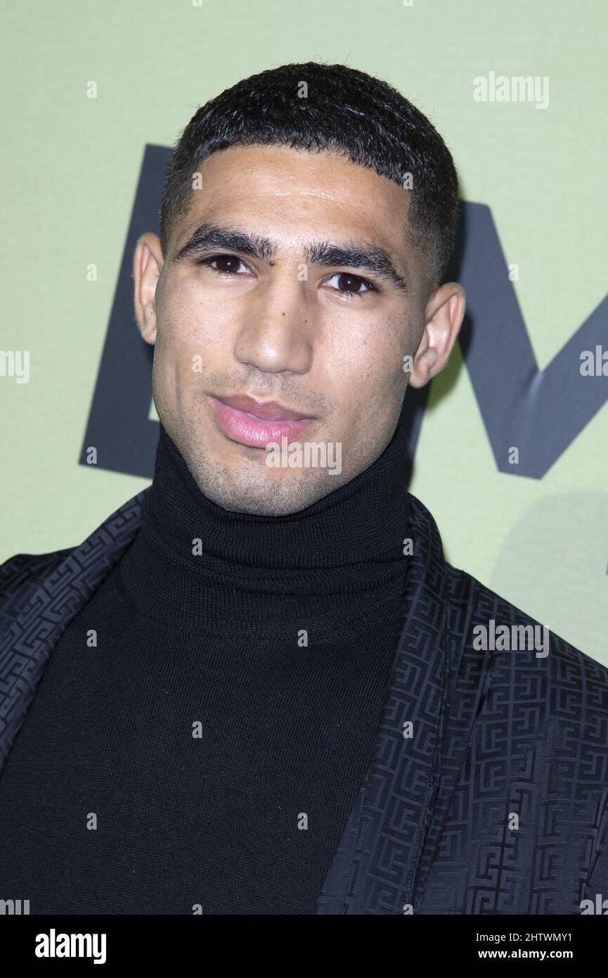 Achraf Hakim attending the Balmain Womenswear Fall/Winter 2022/2023 ...