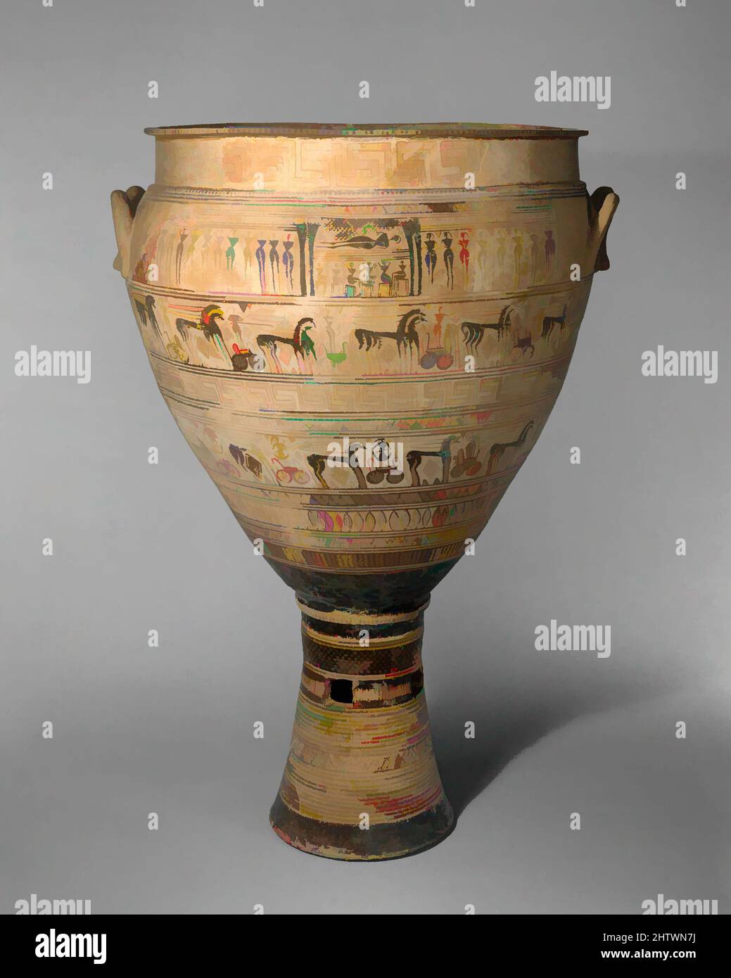 Funerary Krater From The Dipylon Cemetery