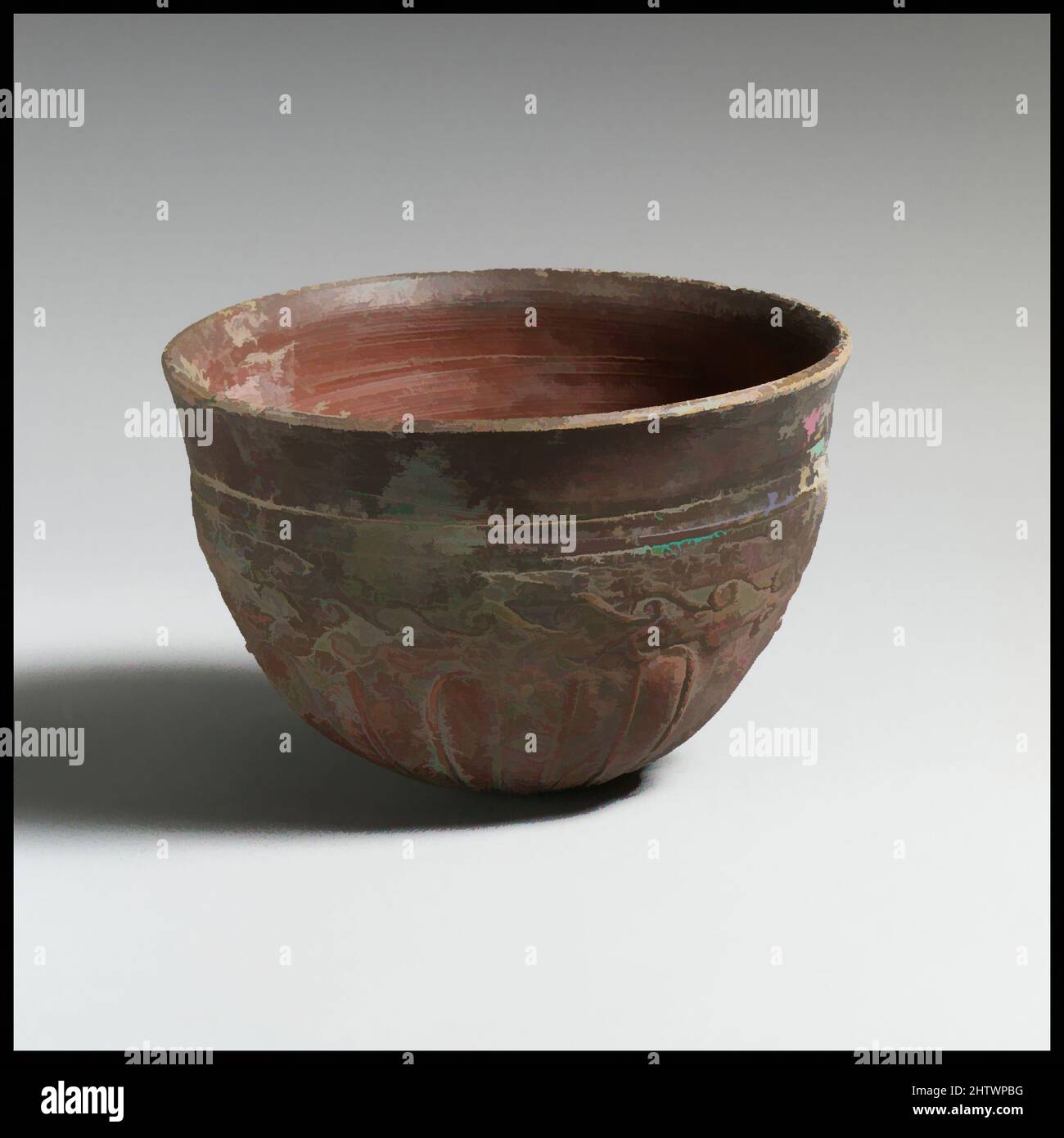 Art inspired by Terracotta Megarian bowl, Late Hellenistic, 1st century ...