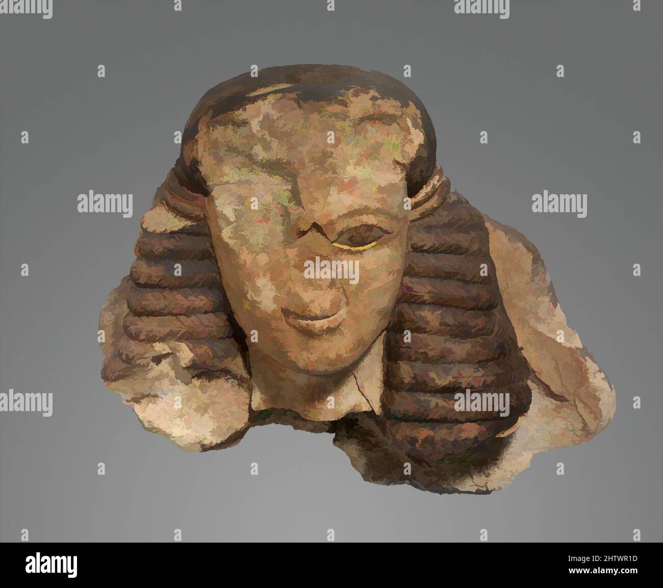 Art inspired by Terracotta antefix (roof tile), Archaic, ca. 625–600 B ...