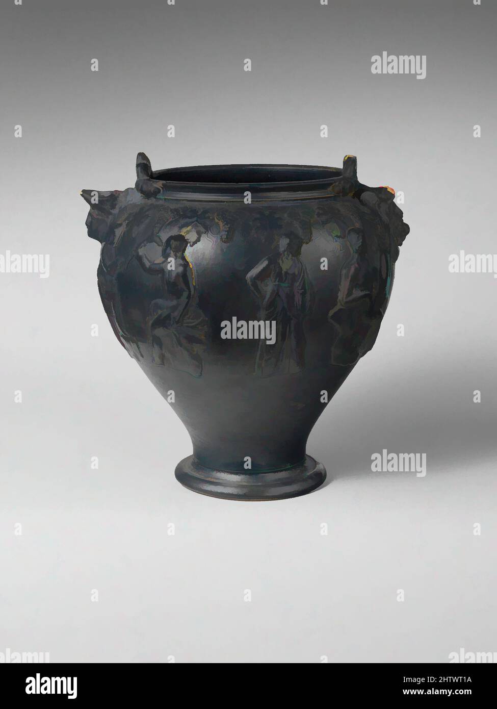 Art inspired by Terracotta situla (bucket), Hellenistic, early 3rd ...