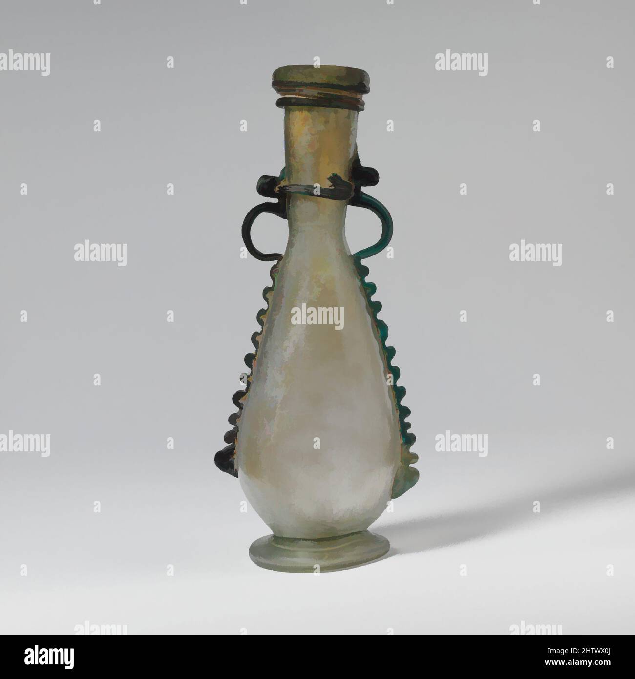 Art inspired by Glass bottle, Late Imperial, 4th–5th century A.D ...
