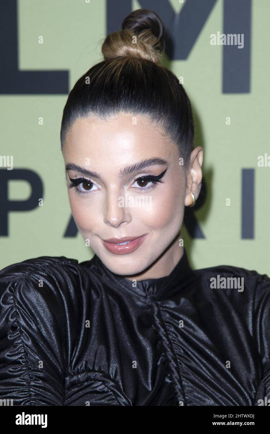 Giovanna Lancellotti attending the Balmain Womenswear Fall/Winter 2022/ ...