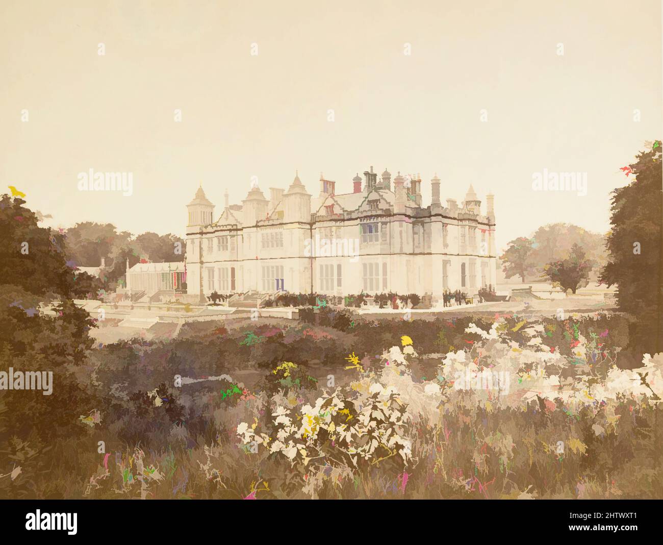 Art inspired by Garscube House, Scotland, 1860s–70s, Albumen silver ...