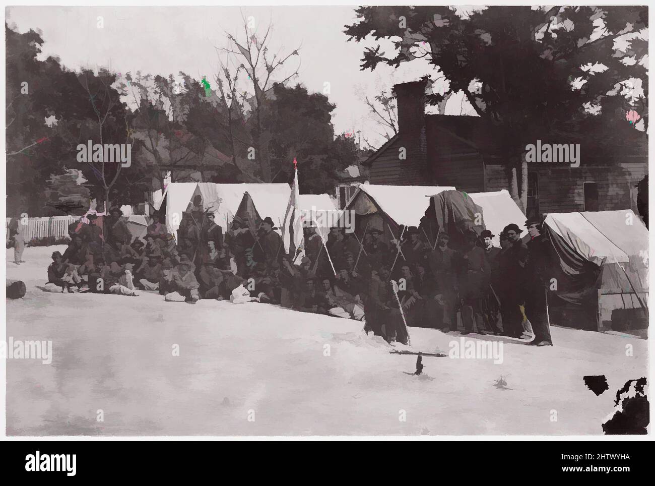 Art inspired by 44th Indiana Infantry, 1861–65, Albumen silver print ...