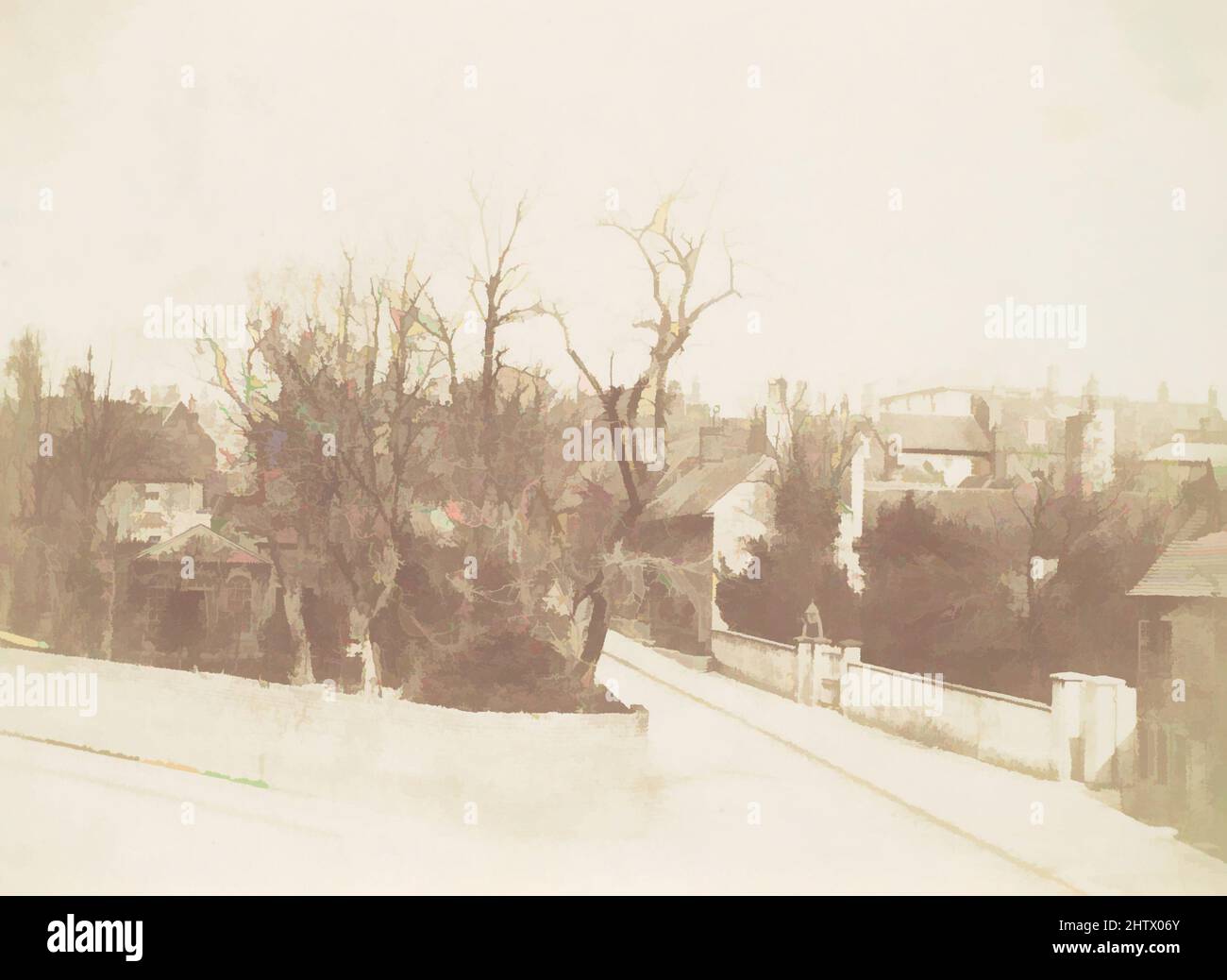 Art inspired by Lane Through A Village, 1850s, Salted paper print from ...