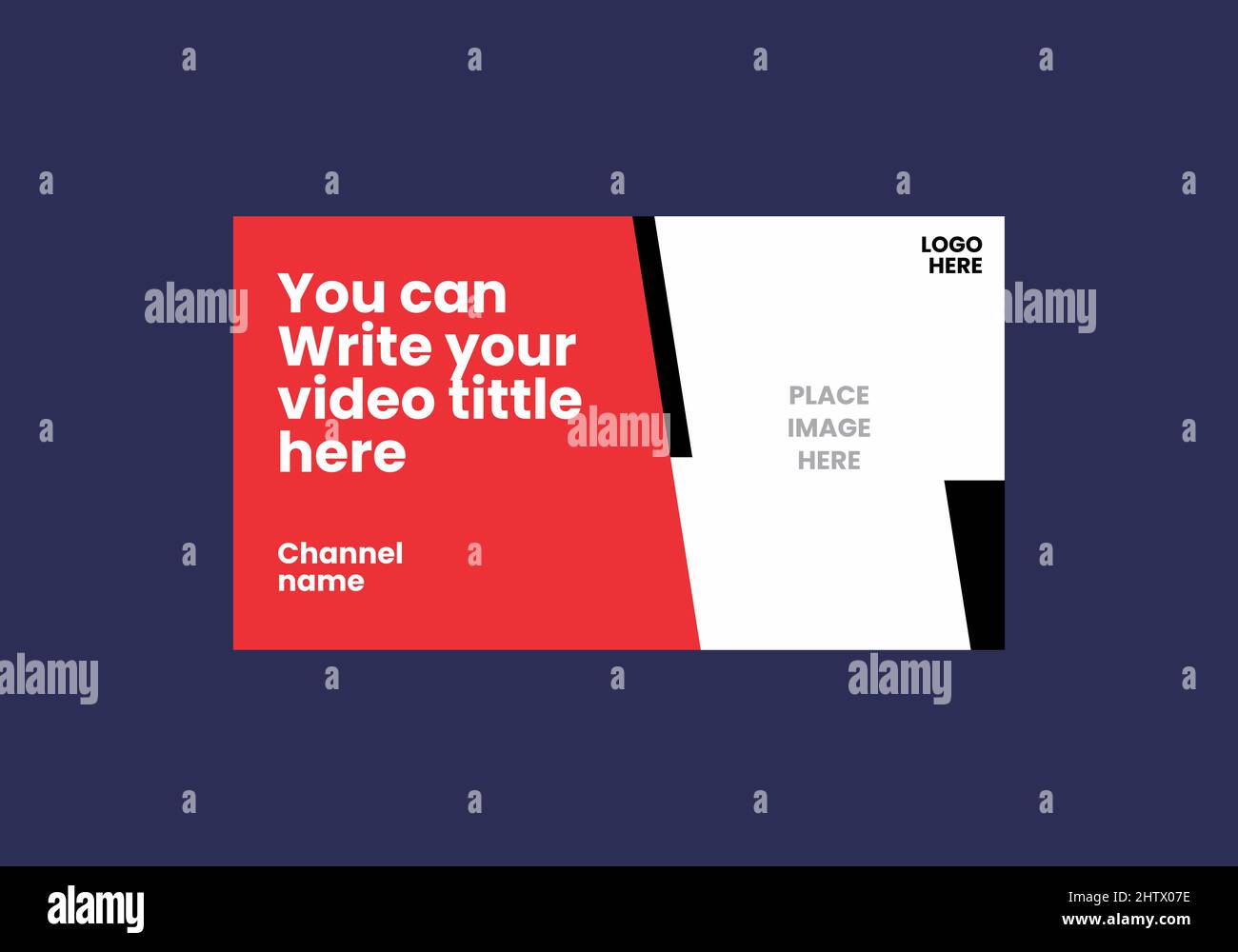 Unique and colorful video thumbnail design Stock Vector Image & Art - Alamy