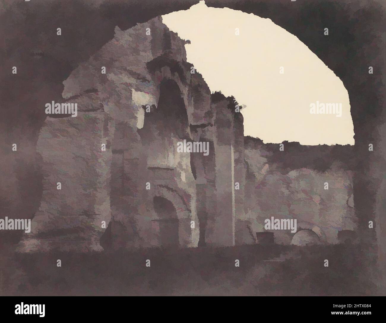 Art inspired by Basilica of Constantine, Rome, 1850s, Salted paper ...