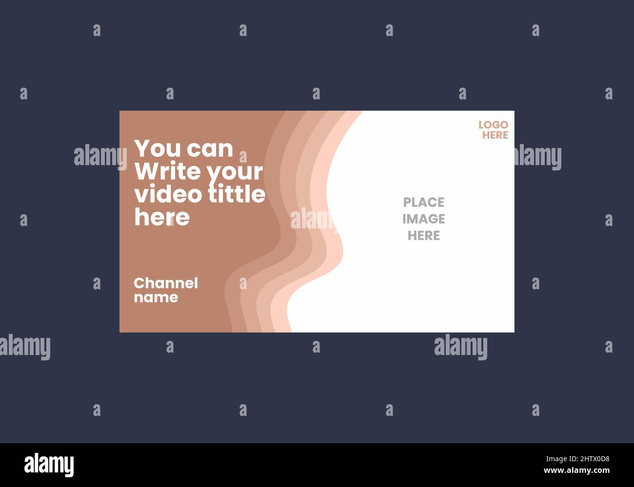 Unique and colorful video thumbnail design Stock Vector Image & Art - Alamy