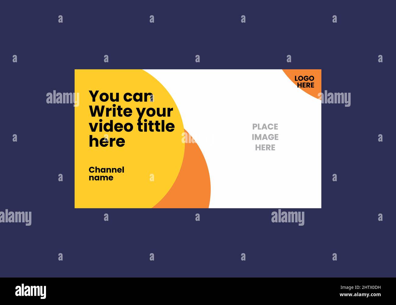 Unique and colorful video thumbnail design Stock Vector Image & Art - Alamy