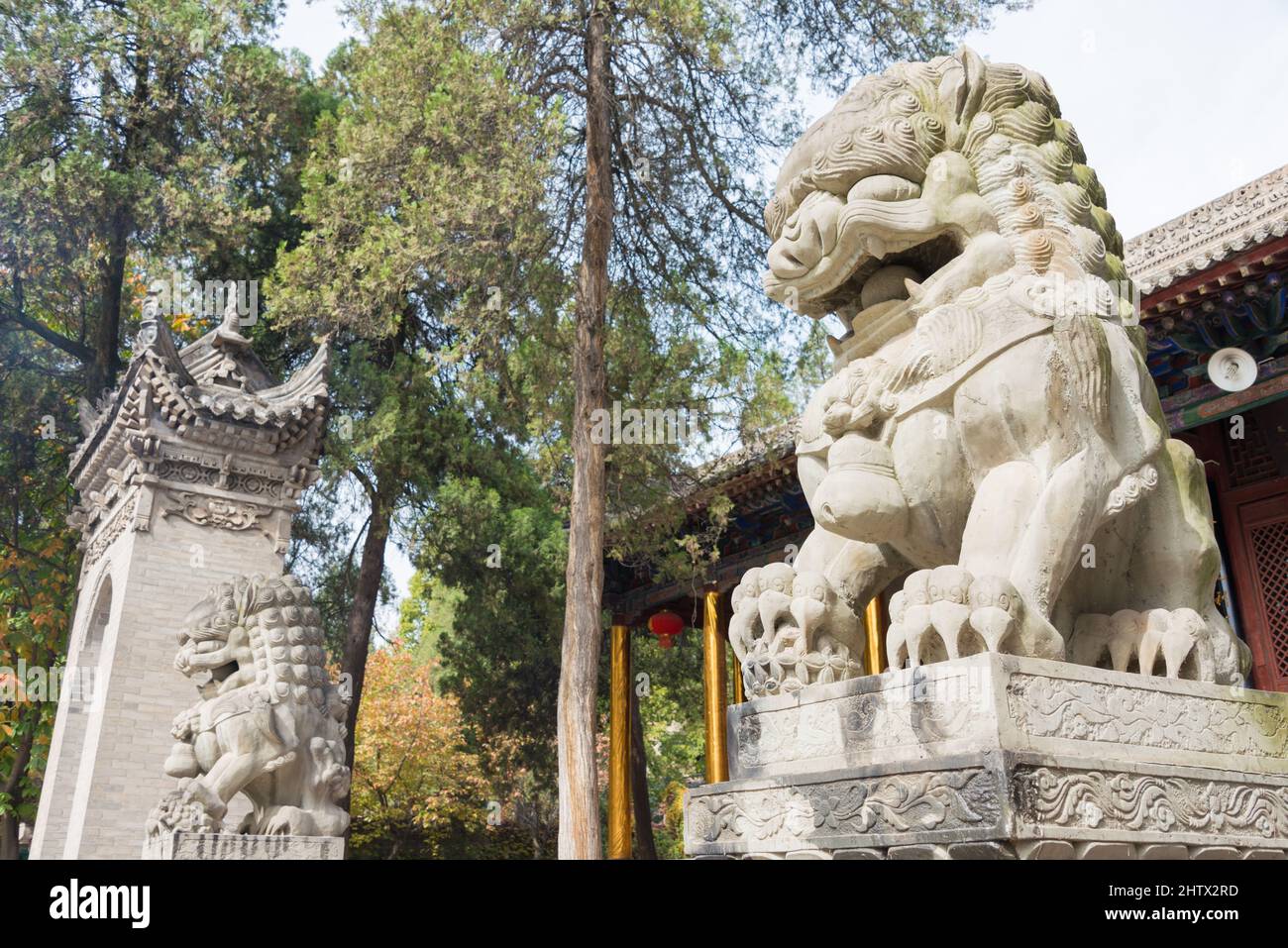 XI'AN, CHINA - Xingjiao Temple (UNESCO World heritage site). a famous ...