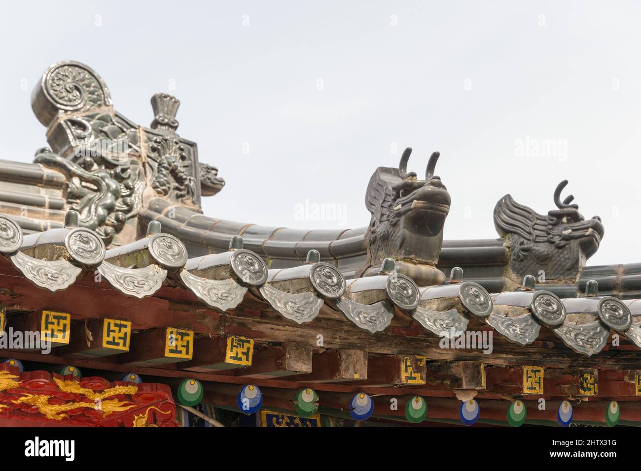 XI'AN, CHINA - Xingjiao Temple (UNESCO World heritage site). a famous ...