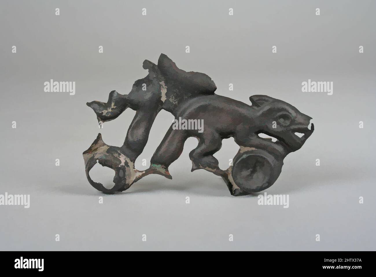 Art inspired by Copper Belt Fragment, 1st–5th century, Peru, Moche ...