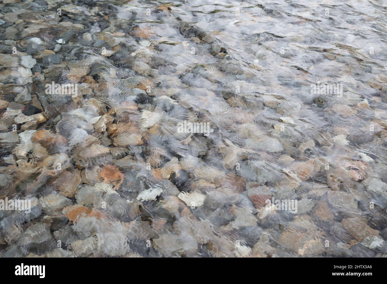 Image of surface water with rocks underwater background Stock Photo - Alamy