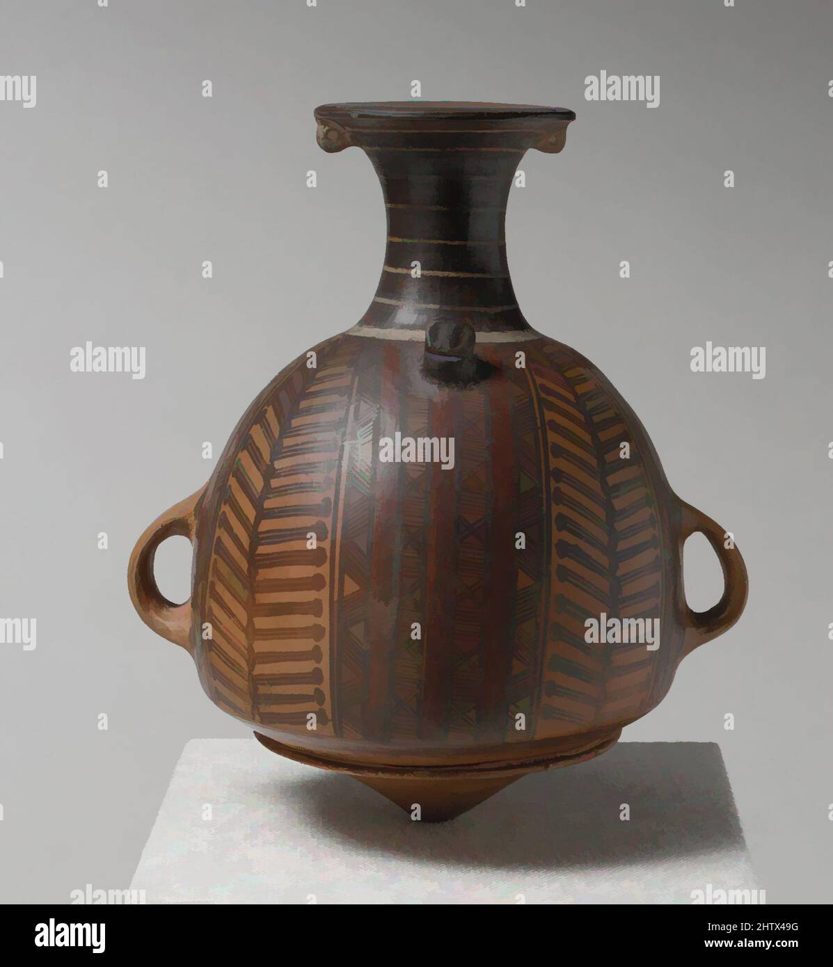 Art inspired by Storage Jar (Aryballos), 15th–early 16th century, Peru ...