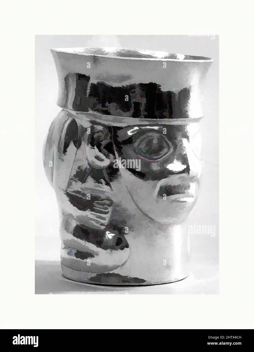 Art inspired by Hunchback Figure Beaker, 14th–15th century, Peru, Chimú ...