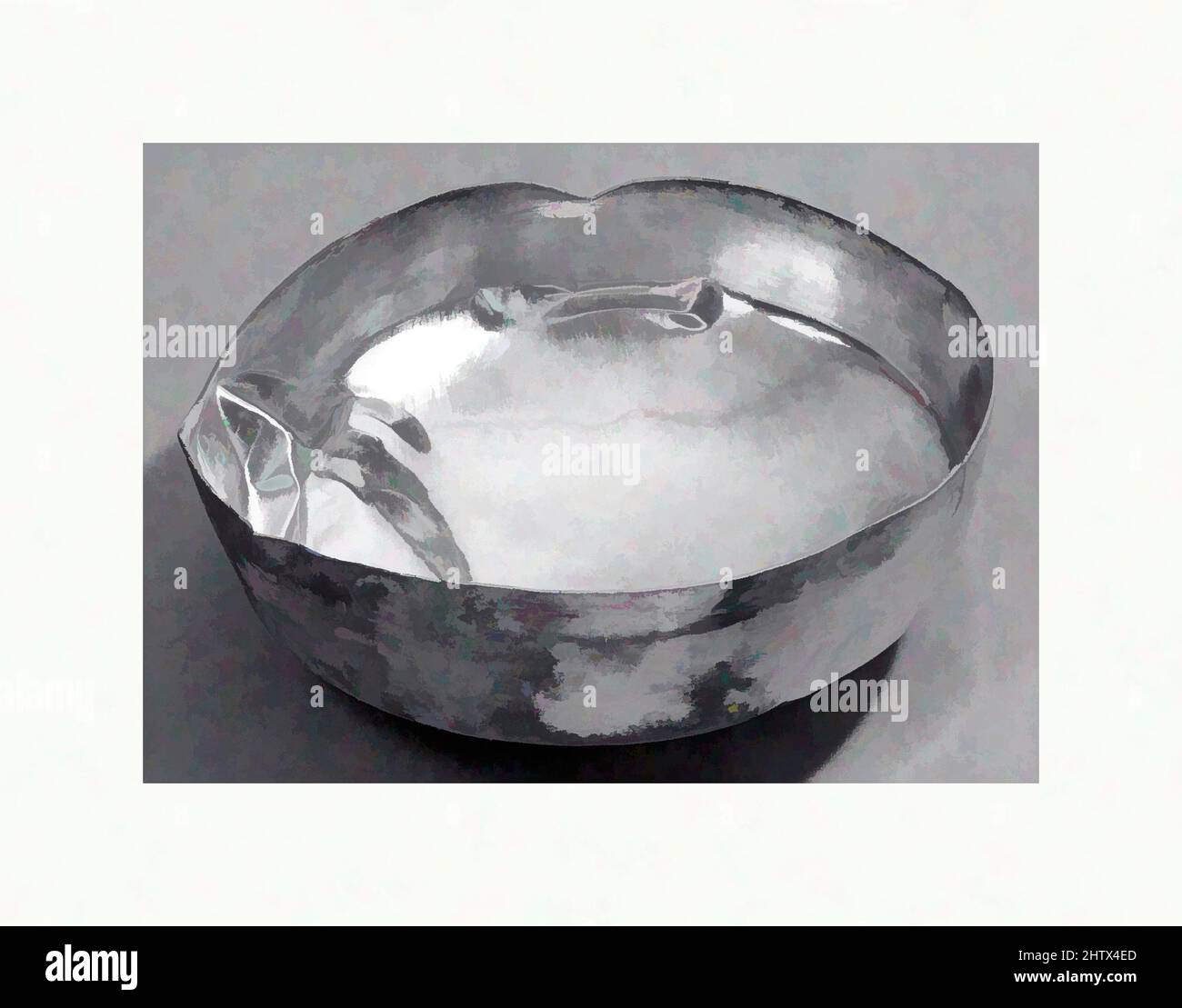 Art inspired by Bowl, 12th–15th century, Peru, Chimú, Silver, H. 3 1/2 ...