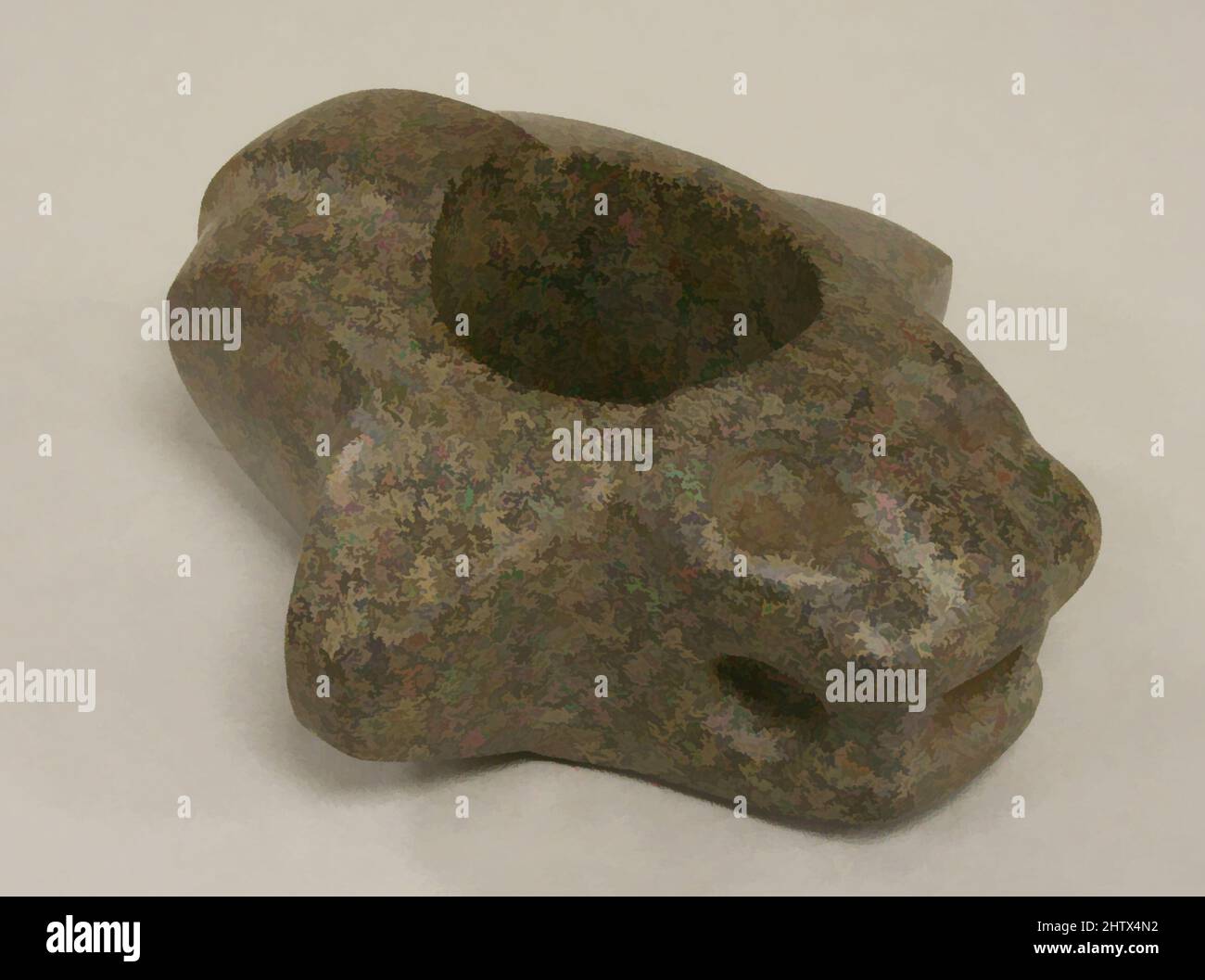 Art inspired by Stone Animal Mace Head, 1st–5th century, Costa Rica ...