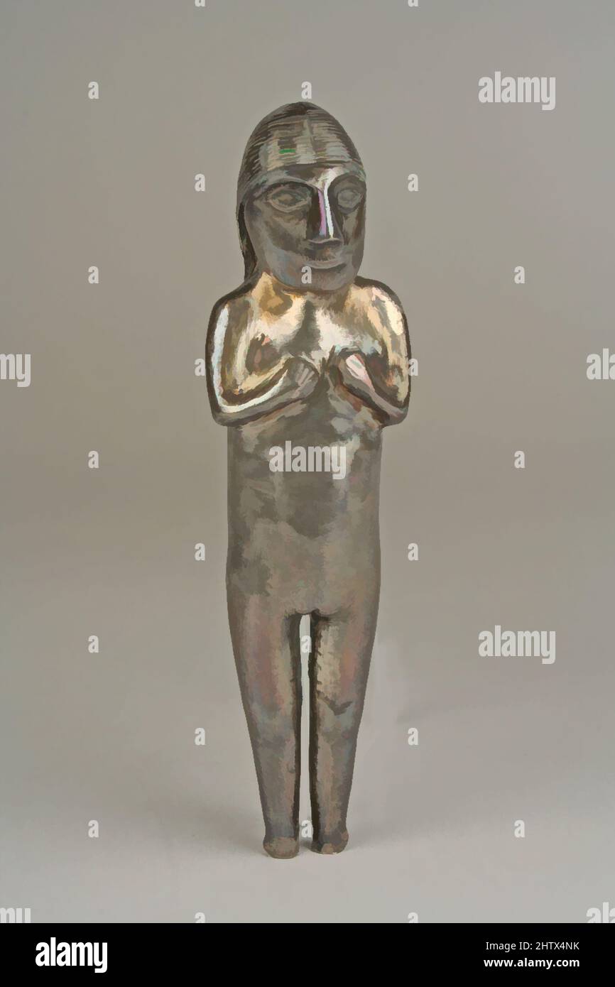 Art inspired by Standing Silver Female Figure, 15th–16th century, Peru ...