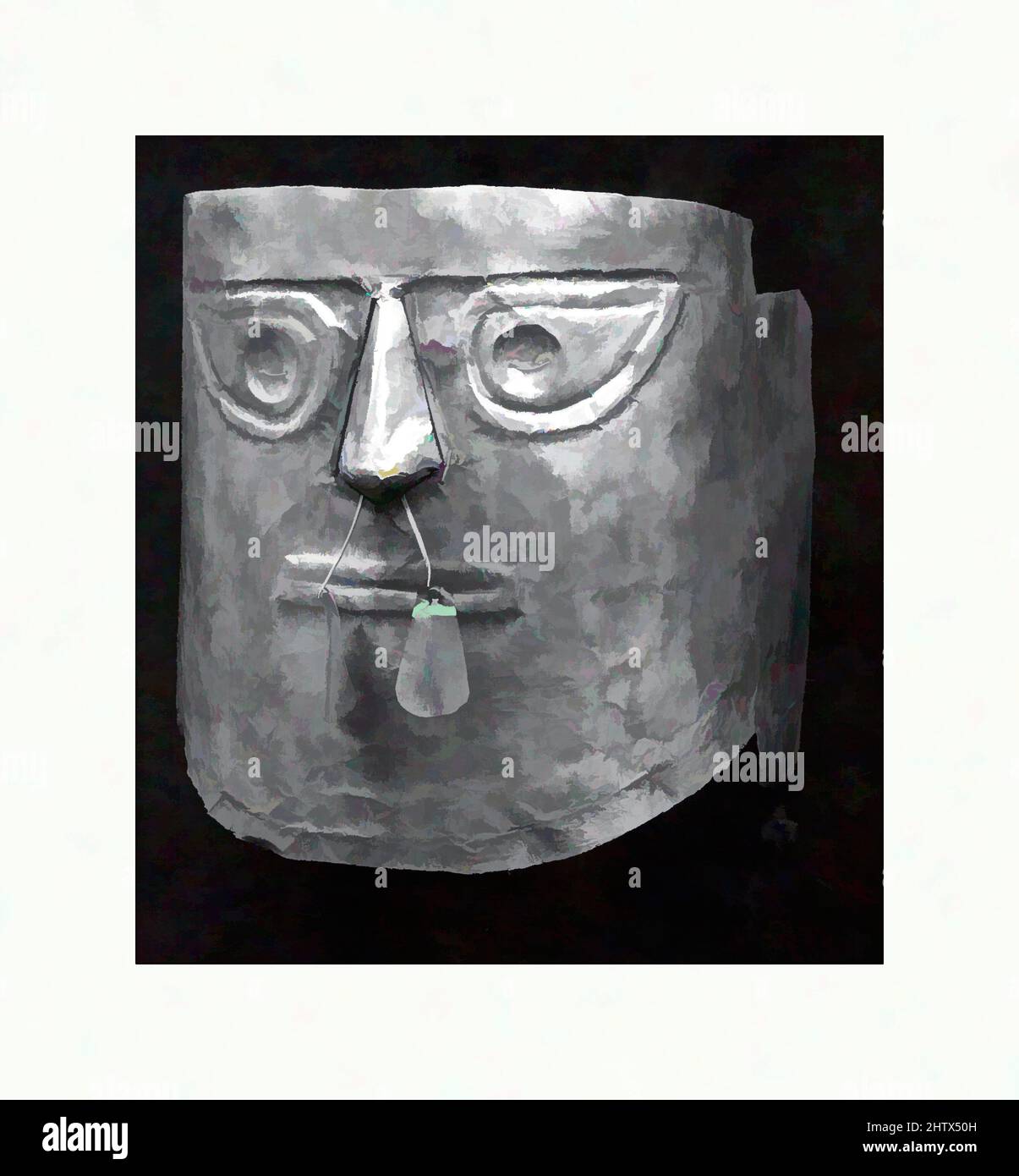 Art inspired by Gold Funerary Mask, 9th–11th century, Peru, Lambayeque ...