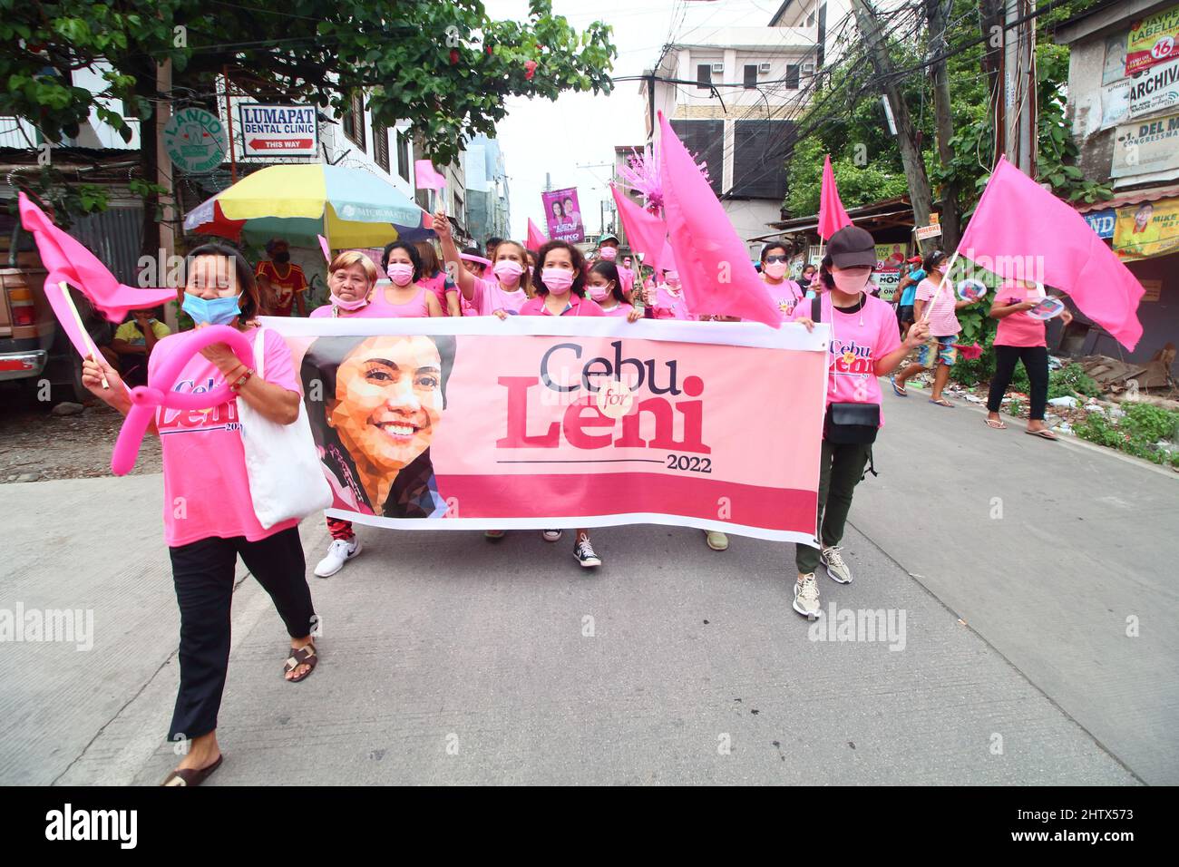 Kakampinks, as what supporters of presidential candidate Leni Robredo ...